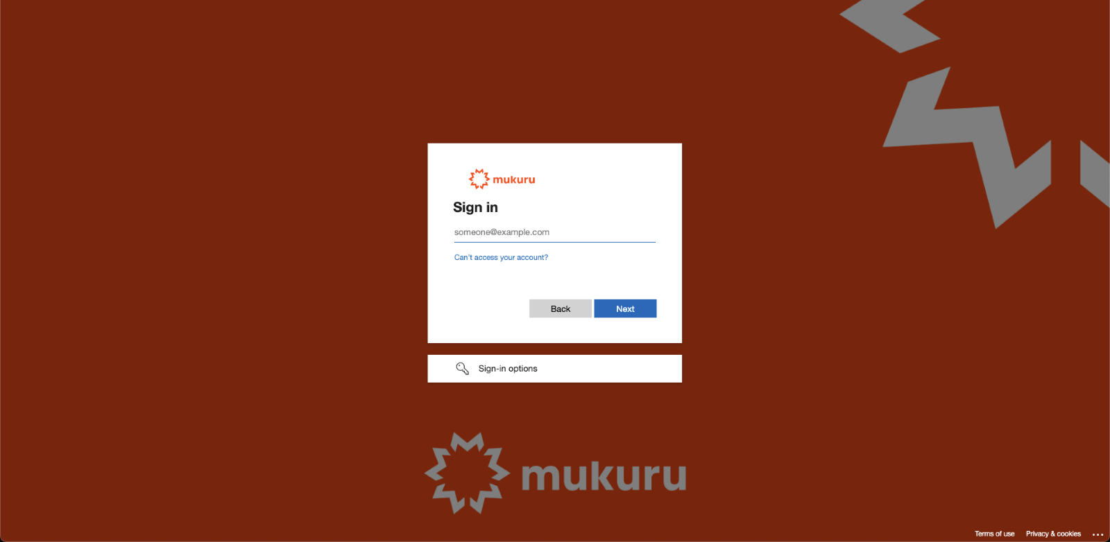 Login – Enterprise Admin Support